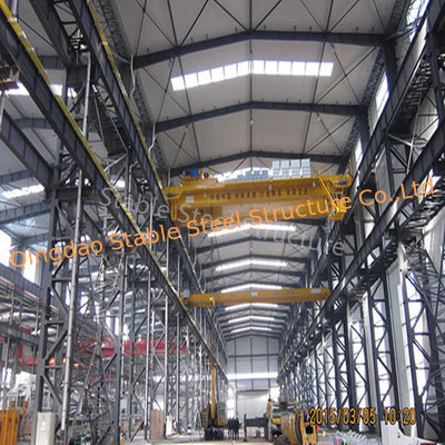 Light Large-Span Steel Structural Buildings for Workshop, Warehouse supplier