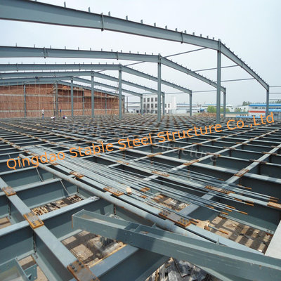Light Large-Span Steel Structural Buildings for Workshop, Warehouse supplier