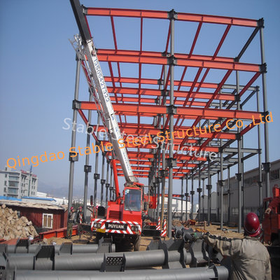 Large Span Prefabricated Structural Steel Workshop with Best Design supplier