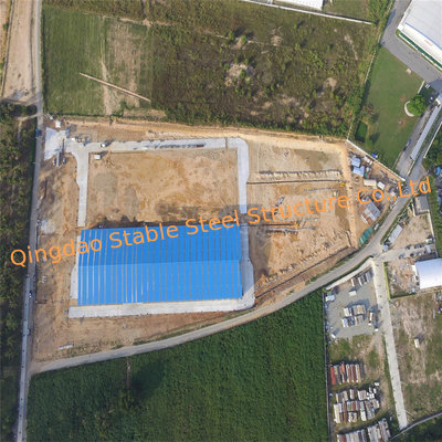 Anti-Corrosion Chemical Industry Prefab Steel Workshop with Nice Design supplier