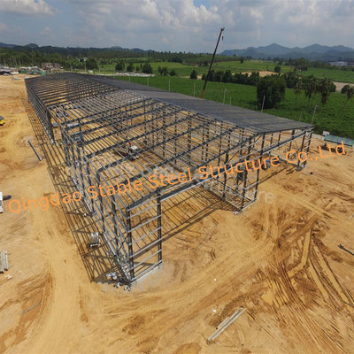 Anti-Corrosion Chemical Industry Prefab Steel Workshop with Nice Design supplier
