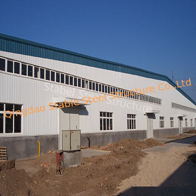 Pre-Made Factory Constructed Steel Structure Workshop in Ethiopia supplier