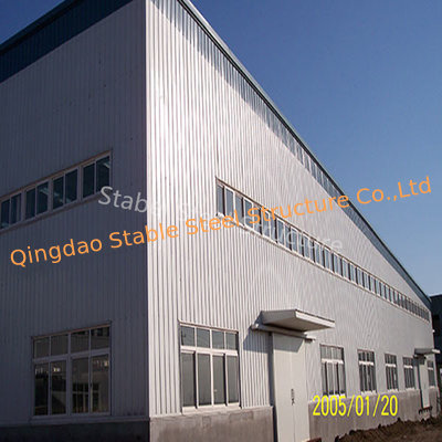 Pre-Made Factory Constructed Steel Structure Workshop in Ethiopia supplier