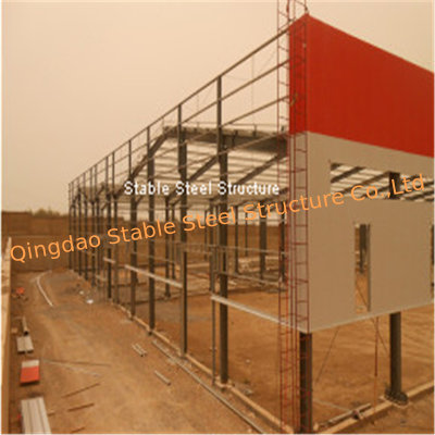 Libya Prefab Steel Structural Warehouse with Corrosion Protection supplier