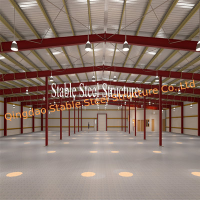 Large Span Pre-Engineered Steel Structure Warehouse with Modern Design supplier