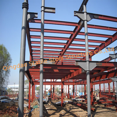 Five Storey Steel Structure Building with Civil Wall from factory direct sale supplier