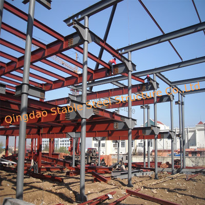 Five Storey Steel Structure Building with Civil Wall from factory direct sale supplier