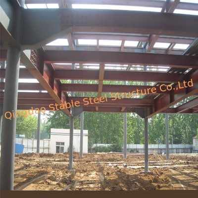 Five Storey Steel Structure Building with Civil Wall from factory direct sale supplier