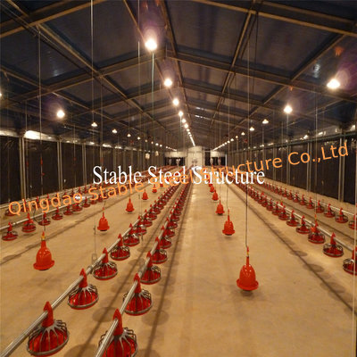 Fine Price Prefabricated Steel Poultry Farm Chicken with best design supplier
