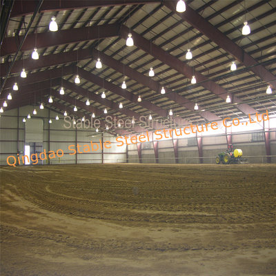 Prefab Steel Metal Building Kit for Horse Riding Arena,basket ball hall supplier