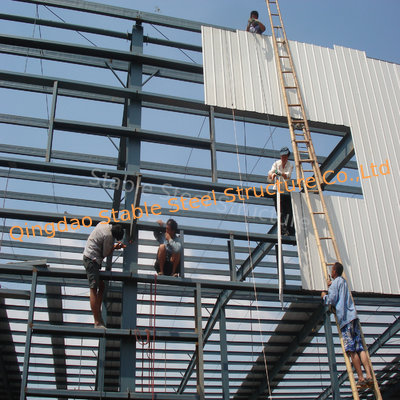 ISO Certificated Industrial Prefabricated Steel Building with Office supplier
