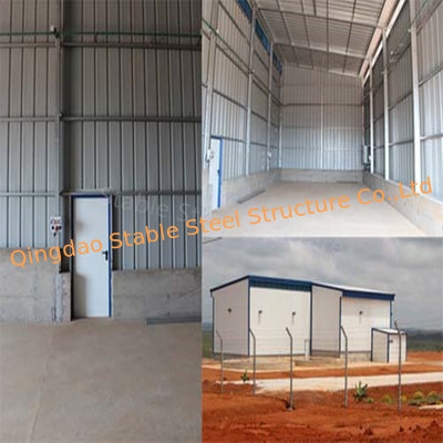 Large Galvanized Steel Structure Workshop Shed with Discount and best design supplier