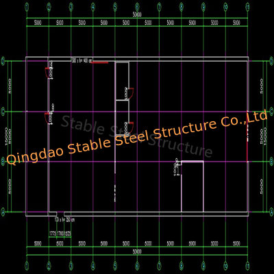 Large Galvanized Steel Structure Workshop Shed with Discount and best design supplier