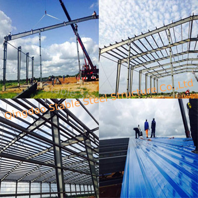 Large Span Steel Frame Buildings with Strong Corrosion Resistance supplier