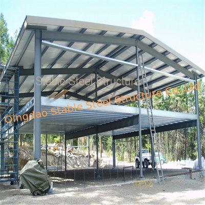 Modular Two Storey Steel Structure Office Building with Short Construction Time supplier
