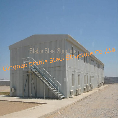 Modular Two Storey Steel Structure Office Building with Short Construction Time supplier