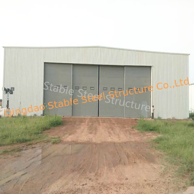 Prefabricated Wide Span Steel Buildings for Hangar with stable steel structure supplier