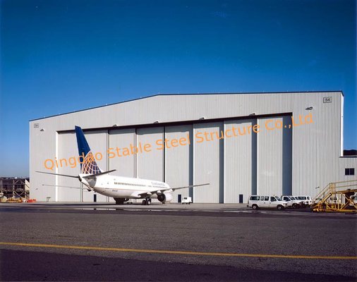 Pre-Engineered Portal Frame Light Steel Structure Hangar with Big Span supplier