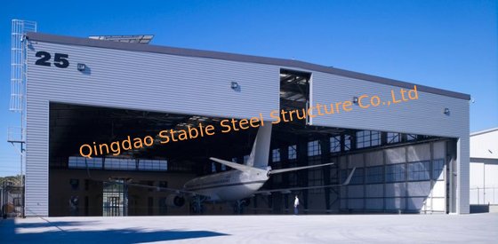 Pre-Engineered Portal Frame Light Steel Structure Hangar with Big Span supplier