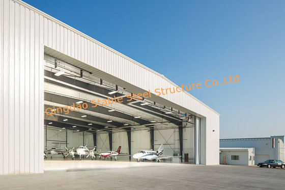 Pre-Engineered Portal Frame Light Steel Structure Hangar with Big Span supplier