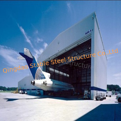 Pre-Engineered Portal Frame Light Steel Structure Hangar with Big Span supplier