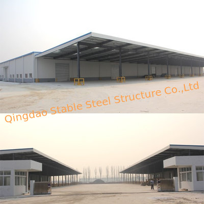 Hot Sale Cheap Metal Storage Sheds of Steel Structure with large span supplier