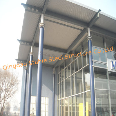 Steel Structures 4s Car Shop building with Nice Design and large space supplier