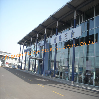 Steel Structures 4s Car Shop building with Nice Design and large space supplier