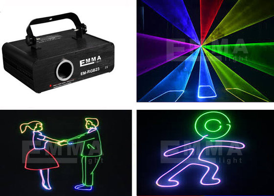 Animation Rgb Laser Light For Disco / Multicolor Laser Stage Lighting