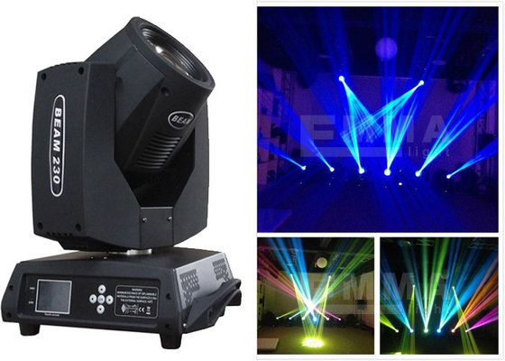 New Version Touch Screen 230W BEAM Zoom Led Moving Head Lights ， DMX Stage Spot Light Osram7R