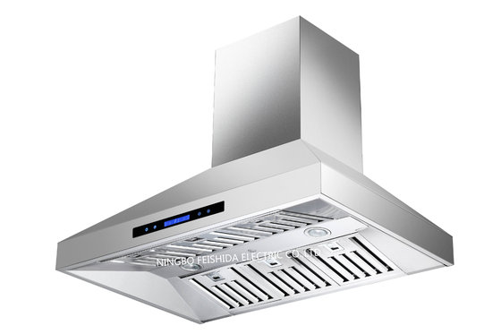 1680cfm bbq commercial gas stove sensor touch switch control new stainless steel baffle filter range hood