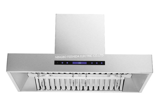 1680cfm bbq commercial gas stove sensor touch switch control new stainless steel baffle filter range hood