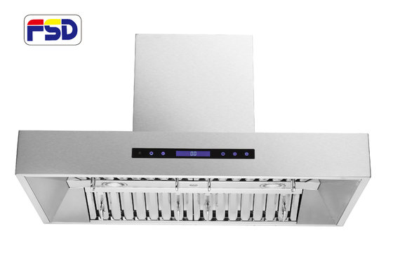 30"/36"/42"/48"/54"/60" powerful 2000cfm dual motors electronic switch 10" vent stainless steel range hood
