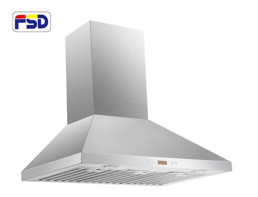 600cfm Stainless steel baffle filter Range Hoods commercial Retro Kitchen Exhaust Fan