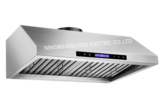 900cfm 10" etl  commercial under cabinet stainless steel baffle filter electronic control range hood