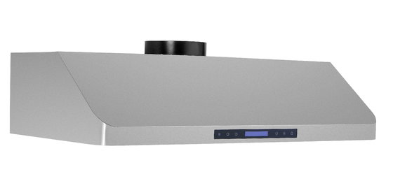 10" Commerical Round Corner Under Cabinet Remote Control Range Hood Stainless Steel