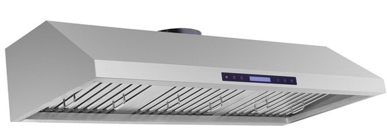 10" Commerical Round Corner Under Cabinet Remote Control Range Hood Stainless Steel