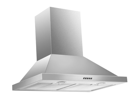 B02 6" ETL900CFM COMMERCIAL POWERFUL GAS STOVE AMERICAN STAINLESS STEEL BAFFLE FILTER RANGE HOOD