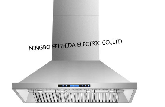 Powerful Kitchen Gas Stove Dual Motors stainless steel vent hood / kitchen stove hoods