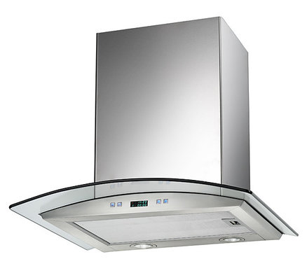 Z01 6" ETL900CFM COMMERCIAL POWERFUL GAS STOVE AMERICAN STAINLESS STEEL BAFFLE FILTER RANGE HOOD