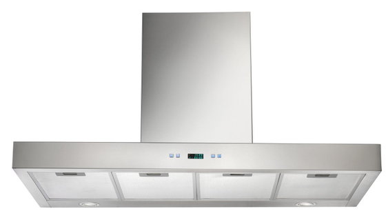 Z01 6" ETL900CFM COMMERCIAL POWERFUL GAS STOVE AMERICAN STAINLESS STEEL BAFFLE FILTER RANGE HOOD