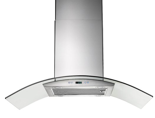 D02 6" ETL900CFM COMMERCIAL POWERFUL GAS STOVE AMERICAN STAINLESS STEEL BAFFLE FILTER RANGE HOOD