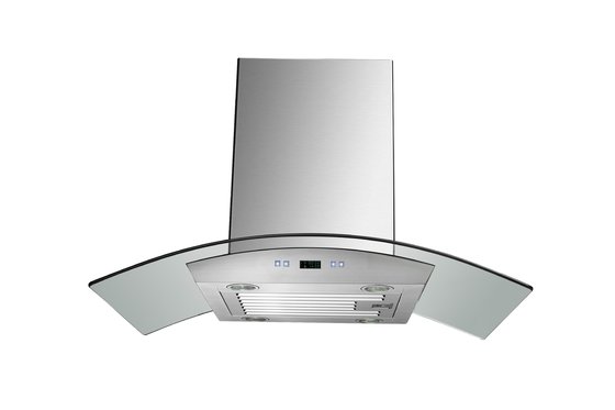 D01 6" ETL900CFM COMMERCIAL POWERFUL GAS STOVE AMERICAN STAINLESS STEEL BAFFLE FILTER RANGE HOOD