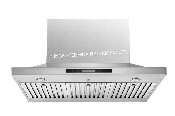 Singel motor Wall Mount chimney range hood / island mount range hood