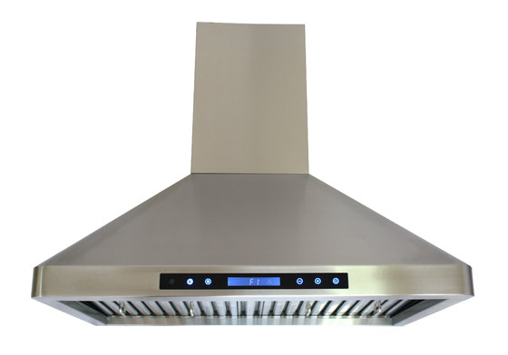 B05 6" Etl900cfm Baffle filter Wall mounted extractor hood 30 inch 36 inch
