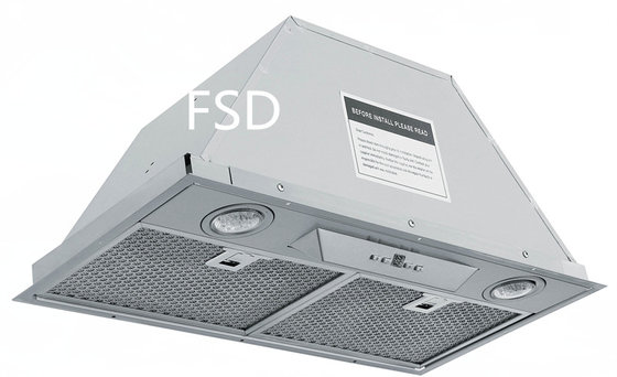 0.7mm Thickness Stainless Steel Insert Range Hoods with 3 speed Digital Switch