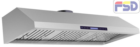 Slim Body Stainless Steel Under Cabinet Range Hood For Cooking , Kitchen Hood Fan