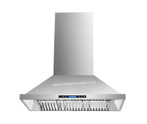 New 10" etl 1680cfm commercial powerful gas stove dual motors stainless steel baffle filter range hood