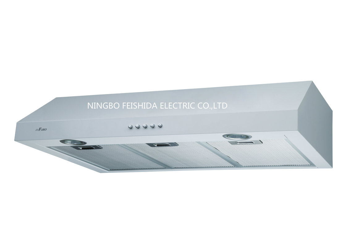 White under cabinet range hood wall mounted Aluminum filter High Strength