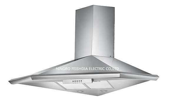 European aluminum filter range hood 6" CE 600cfm mechanical switch corner